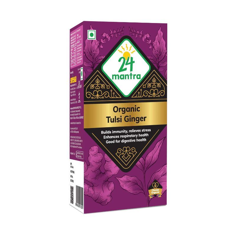 Buy 24 Mantra Tulsi Ginger Tea Online