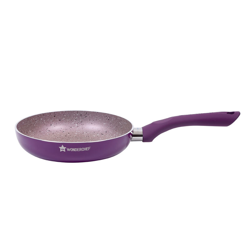 Wonderchef Royal Velvet Fry Pan 22cm (purple): Buy Wonderchef Royal ...