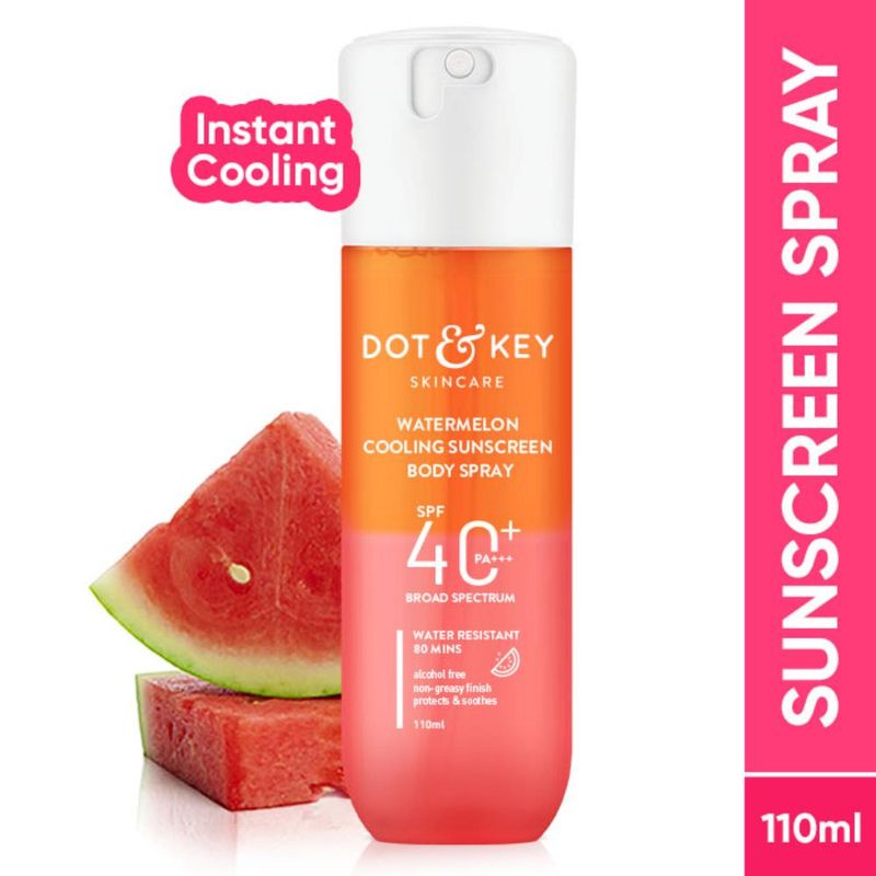 Buy Dot & Key Watermelon Cooling Sunscreen Body Spray With SPF 40+ PA ...