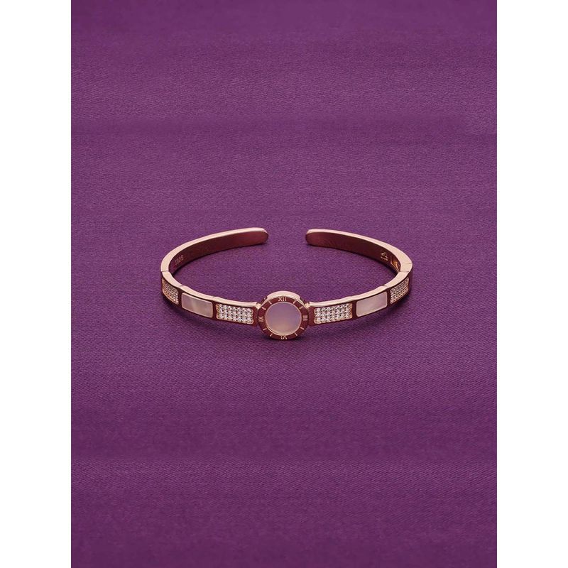 Buy Kai Jewel Royal Stack Band Rose Gold Kada Online