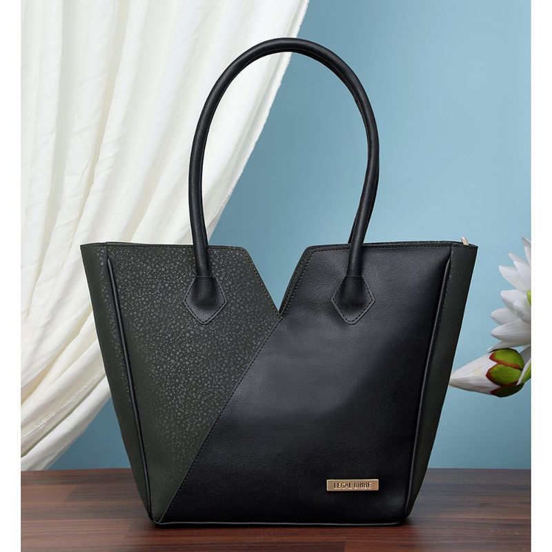 Buy Legal Bribe ColorBlock Tote Bag - Olive Online