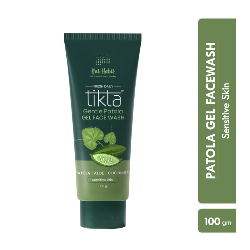 Buy Nat Habit Gentle Patola Tikta Gel Face Wash or Dry and Sensitive ...