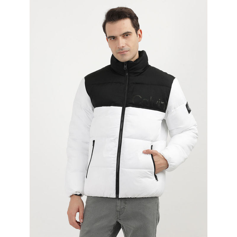 Buy Calvin Klein Men White Color Jacket Online