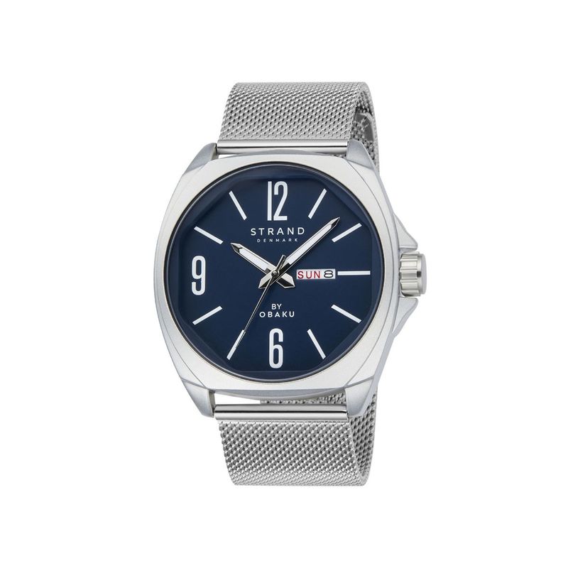 Buy Strand By Obaku Douglas Cyan Blue Dial Quartz Watch For Men ...