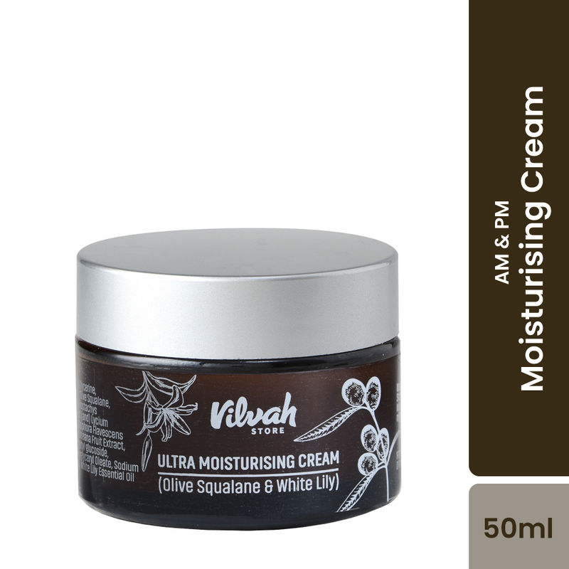 Buy VILVAH Ultra Moisturising Cream with Olive Squalene and White Lily ...
