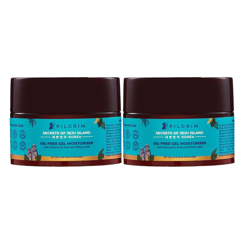 Buy Pilgrim Oil-Free Gel Moisturiser With Hyaluronic Acid For Acne ...