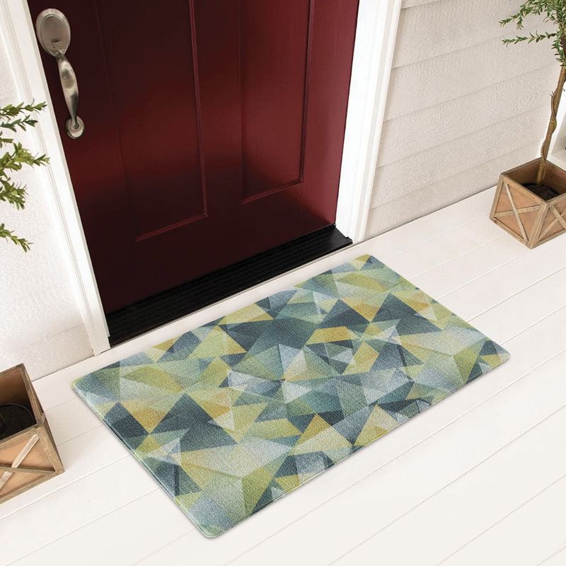 Buy OBSESSIONS Pvc Abstract Outdoor Mat 40X60_Multi Online