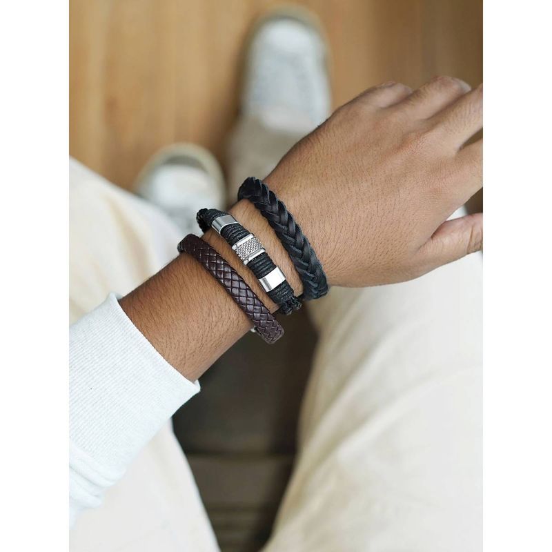 Buy Joker & Witch Pier Mens Bracelet Multi-Color (Pack of 3) Online