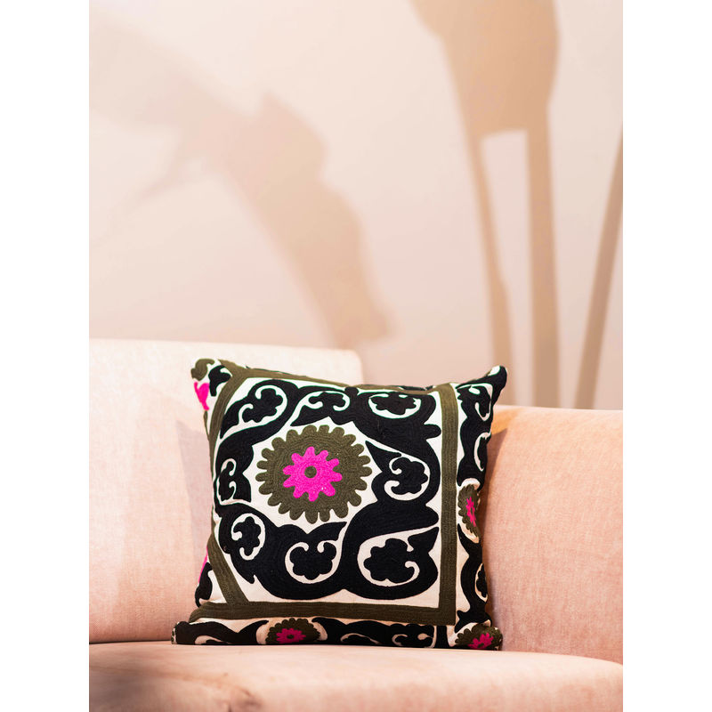 Buy Revive Home Royal Regalia Cushion Cover (18x18 Inches) Online