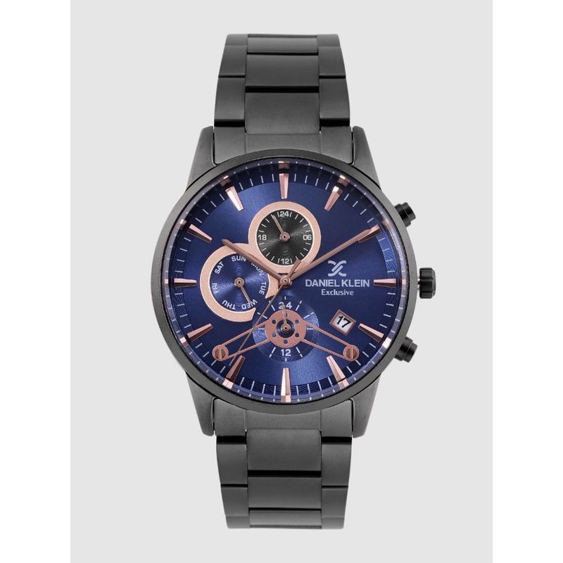 Daniel Klein Exclusive Men Blue Watch: Buy Daniel Klein Exclusive Men ...
