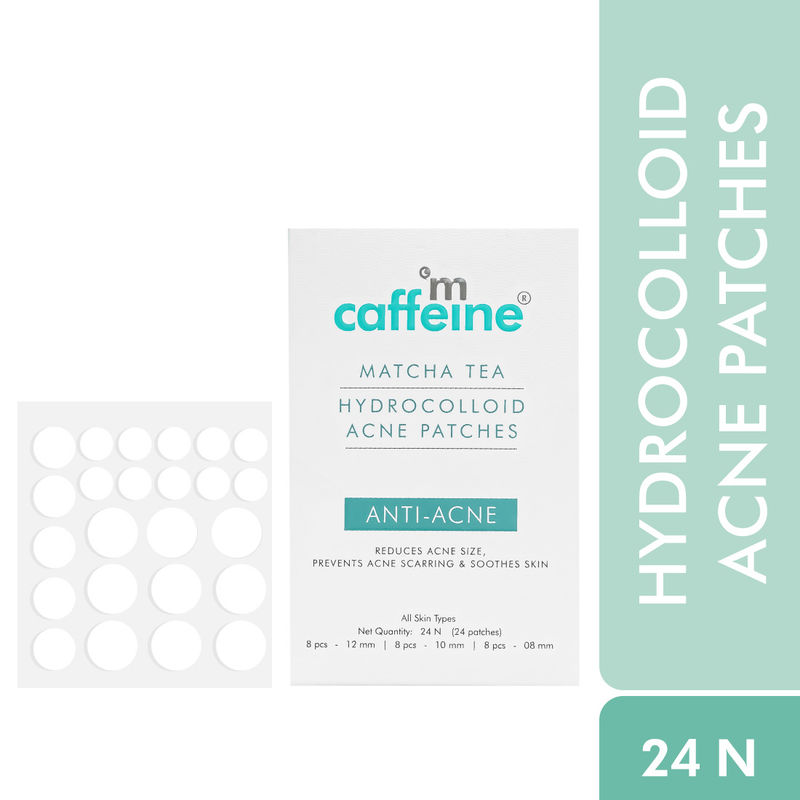 Buy MCaffeine Matcha Tea Hydrocolloid Acne Patches - 0.5% Salicylic ...