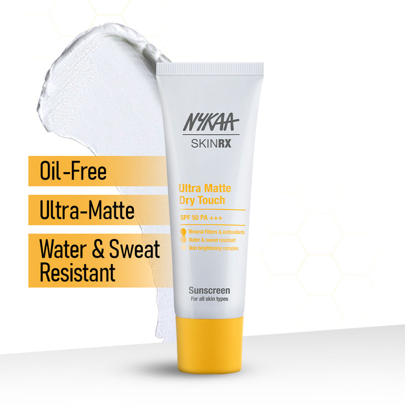Buy Nykaa SKINRX Ultra Matte Dry Touch Sunscreen SPF 50 PA ...