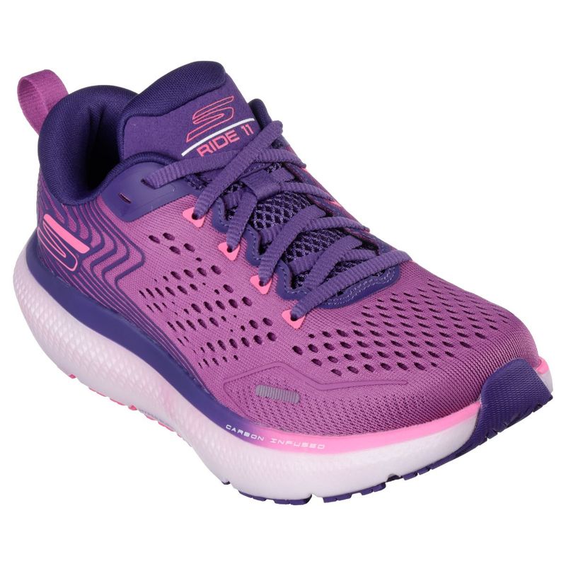 Buy SKECHERS Go Run Ride 11 Purple Running Sports Shoes Online