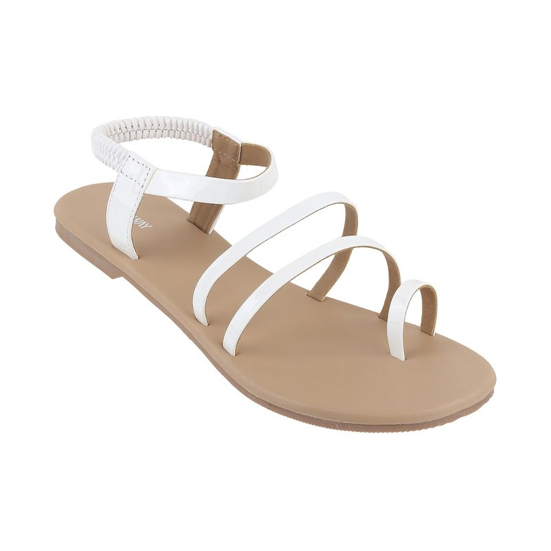 Buy Walkway Womens White Synthetic Sandals Online