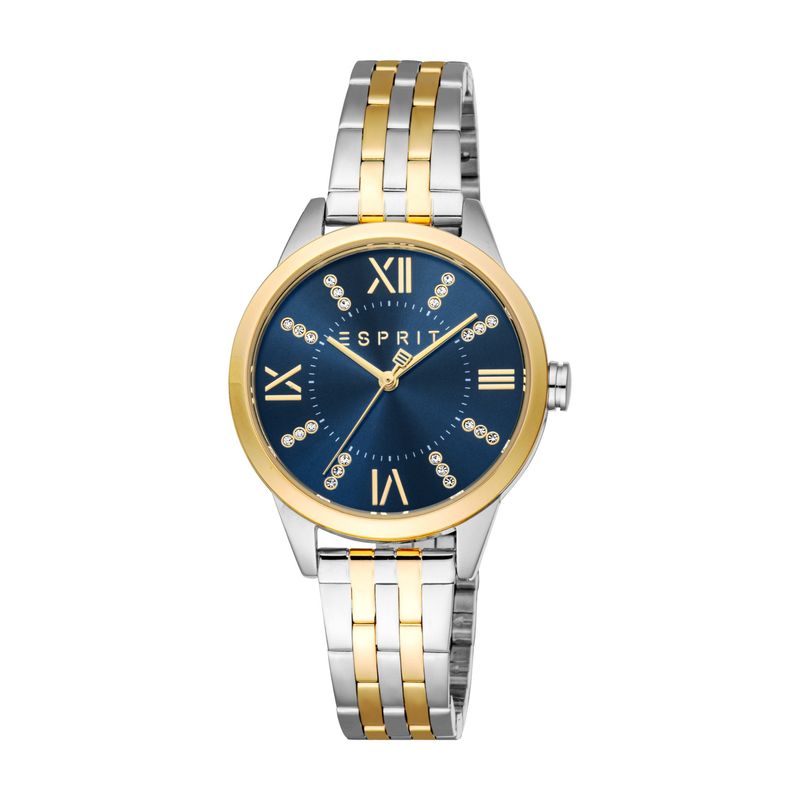 Buy Esprit Pointy Navy Blue Dial Women Watch - ES1L259M6095 (M) Online