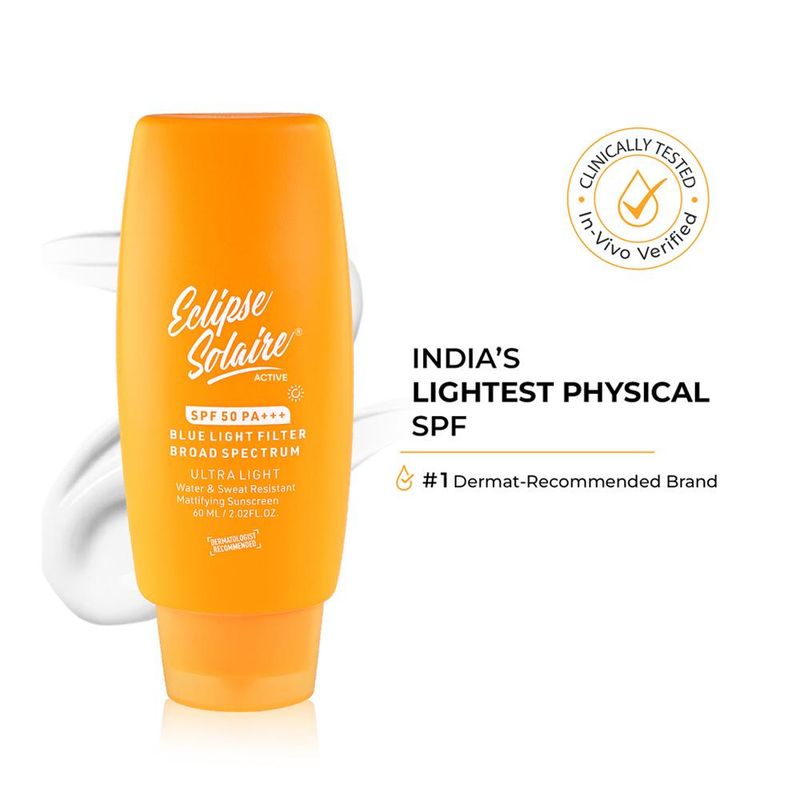 Buy Eclipse Solaire Active Sunscreen SPF 50 PA+++ for All Skin Types ...