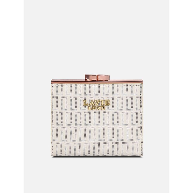 Buy Lavie Luxe Womens Mono Frame25 White Wallet (S) Online