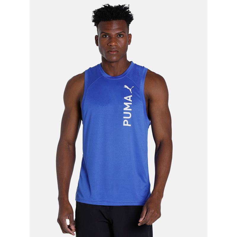 Puma Fit Ultrabreathe Muscle Mens Blue Tank: Buy Puma Fit Ultrabreathe ...