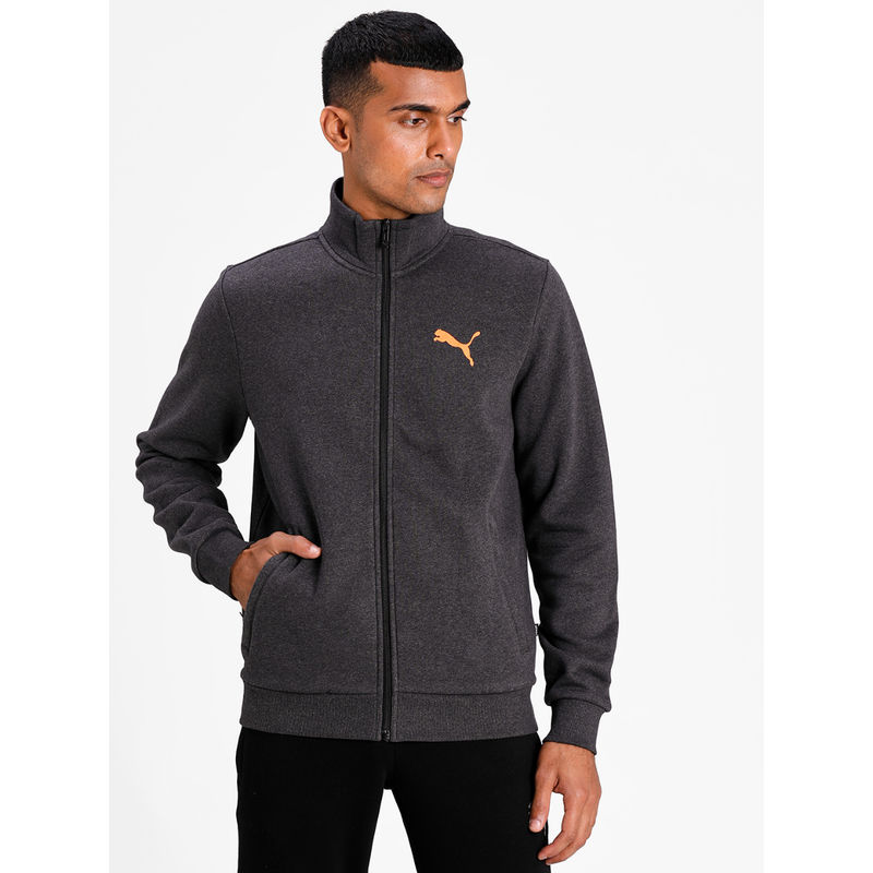 Buy Puma Mens Gray Knitted Jacket Online