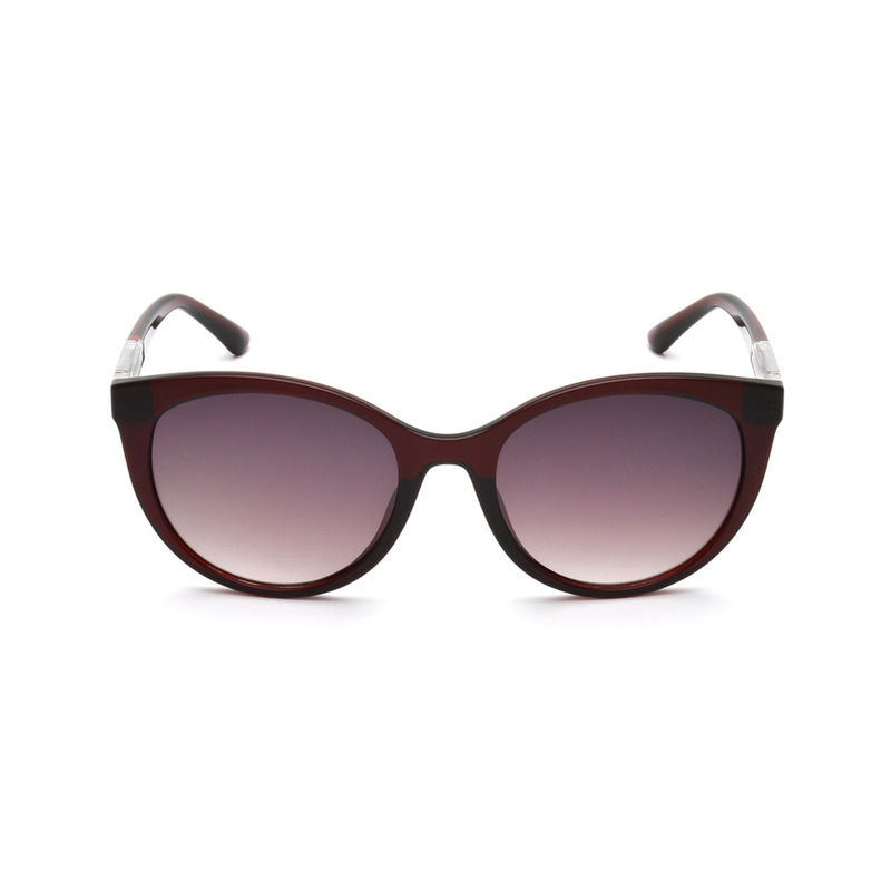Buy FILA Maroon Lens Maroon Frame Oval Sunglass with 100% UV Protection ...