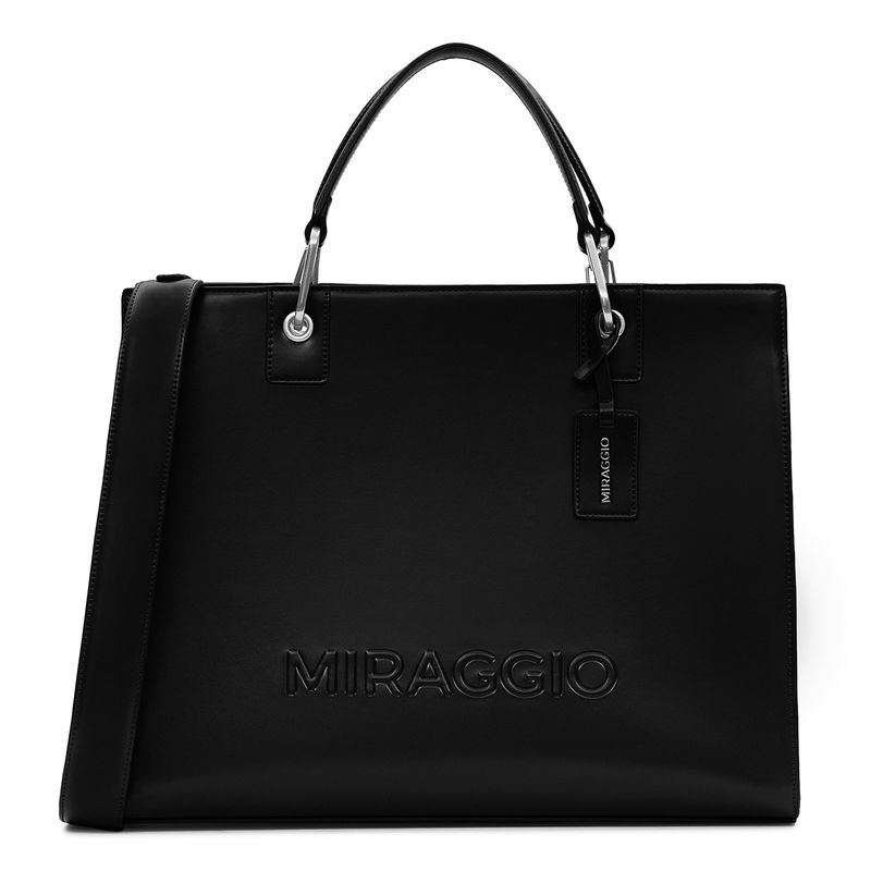 Buy MIRAGGIO Black Ace Tote Bag (XL) Online