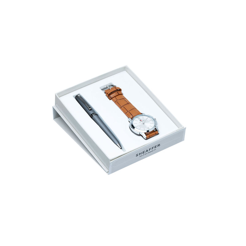 Buy Sheaffer 9146 Prelude Ballpoint Pen - Gunmetal And Tan Wrist Watch ...