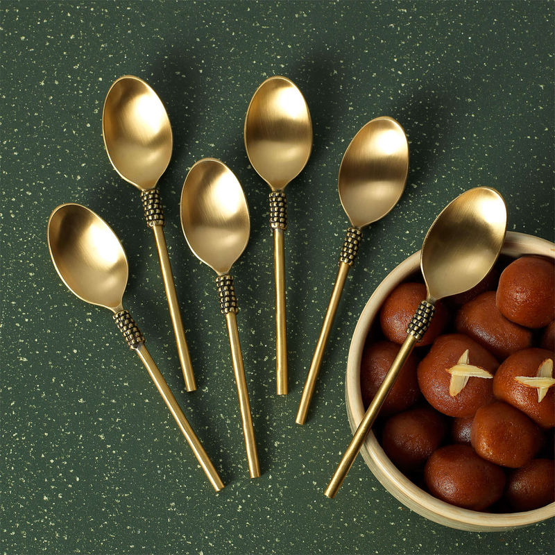 Buy Ellementry Masai Tea Spoon Set Of 6 Online