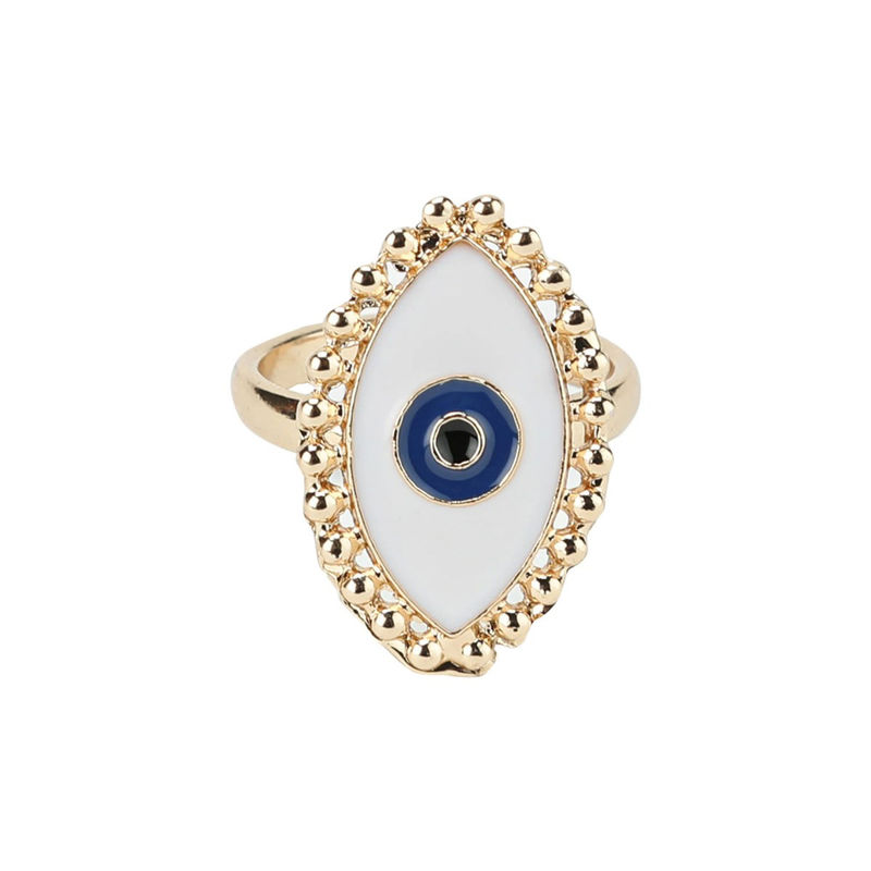 Buy KAZO Evil Eye Gold Ring Online