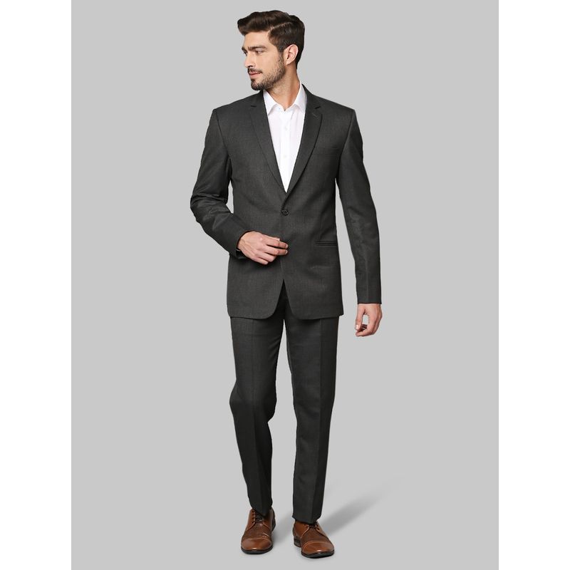 Buy Raymond Dark Grey Suit (Set of 2) Online