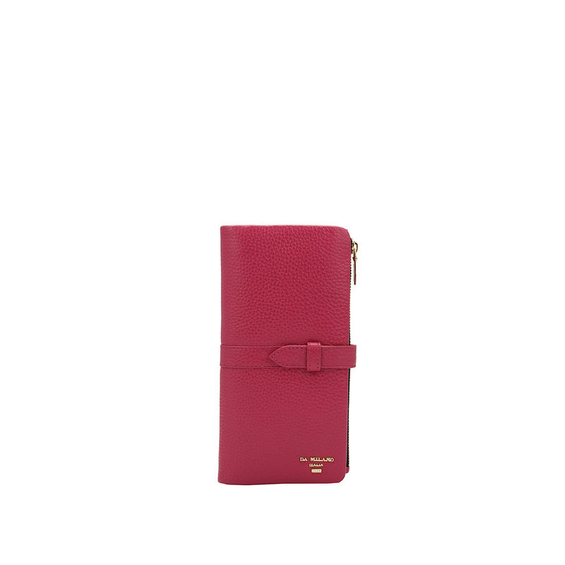 Buy Da Milano Genuine Leather Pink Ladies Wallet Online