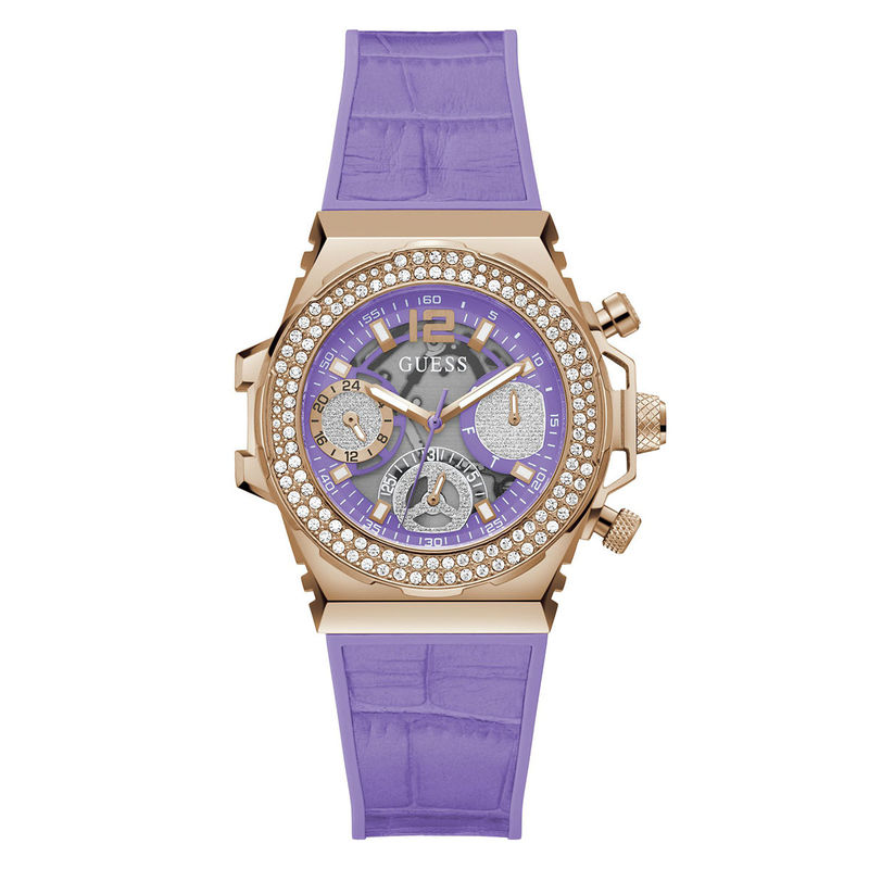 Buy Guess Purple Dial Women Analog Watch - Gw0553L6 Online