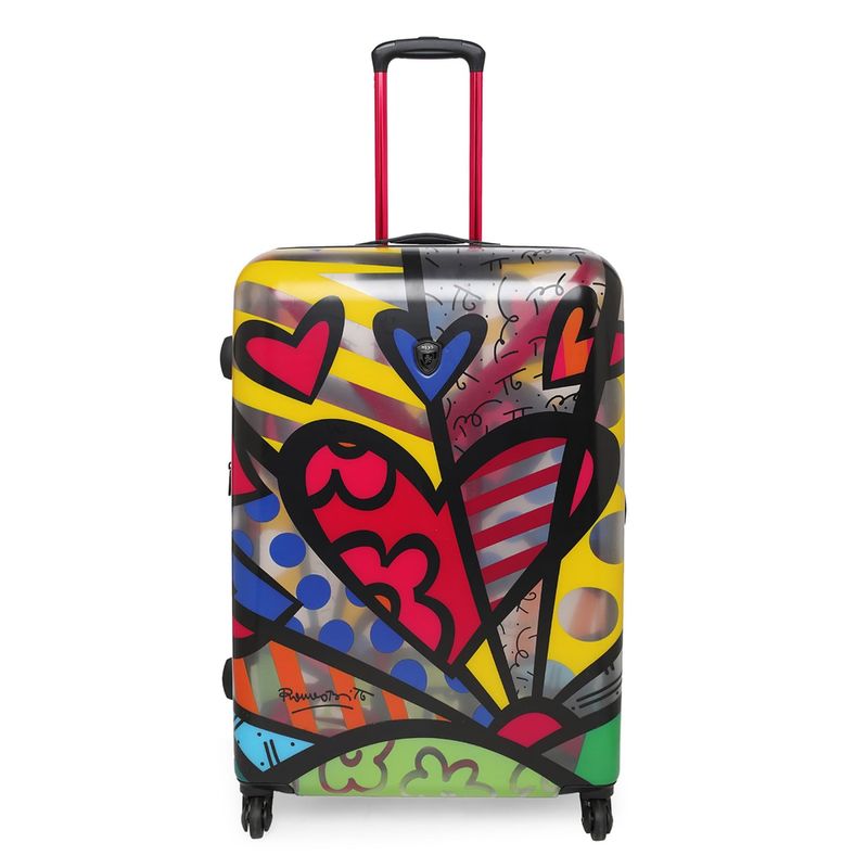 Buy HEYS BRITTO TRANSPARENT A NEW DAY Multicolor Polycarbonate Hard 30 ...