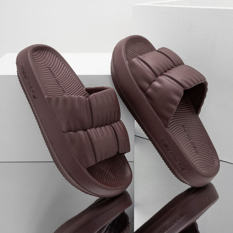 Buy Red Tape Women's Textured Wine 01 Sliders Online
