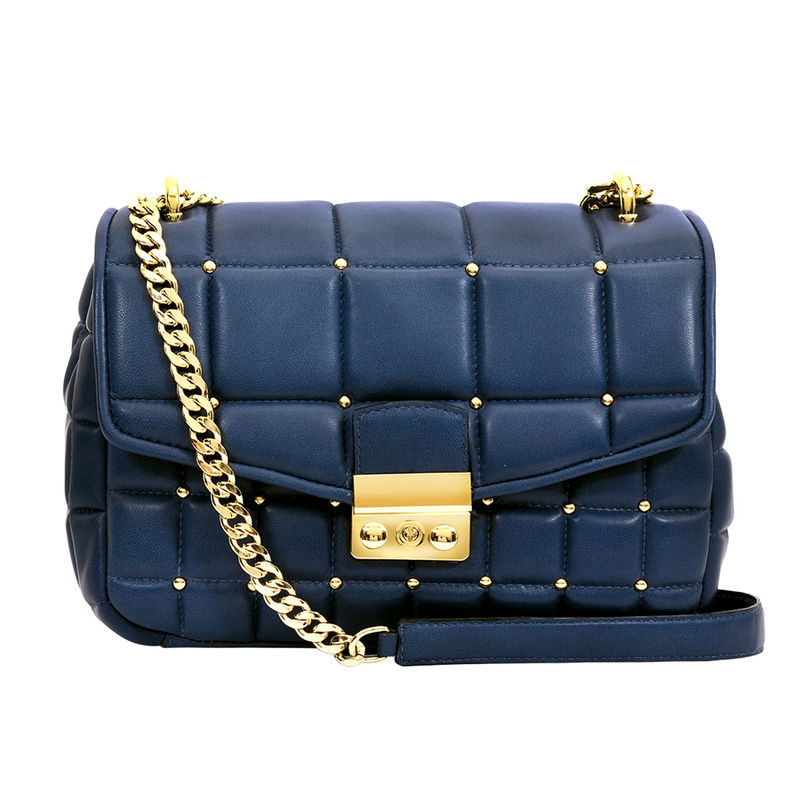 Buy Eske Royal Blue Color Patterned Shoulder Bag For Women Online