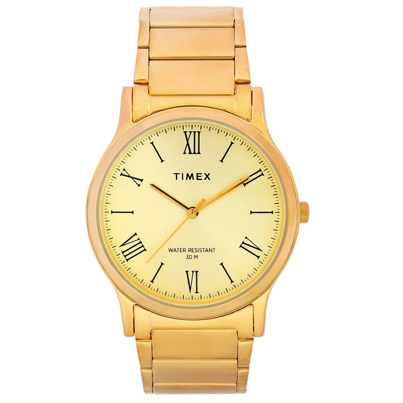 Buy Timex Analog Gold Dial Men's Watch (TW000R431) Online