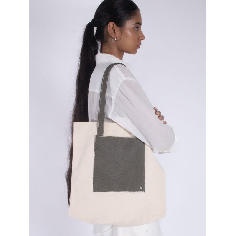 Buy Tann Trim Olive Tote Bag Online