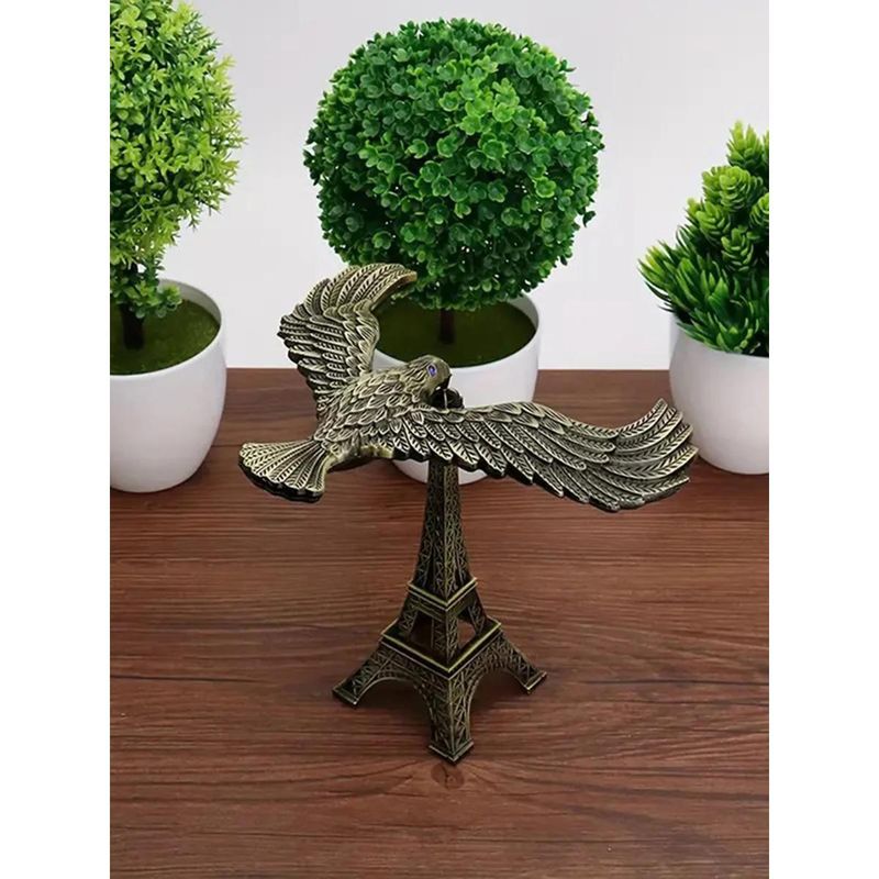 Buy DecorTwist Metal Balance Bird Eiffel Tower with a Balance Eagle ...