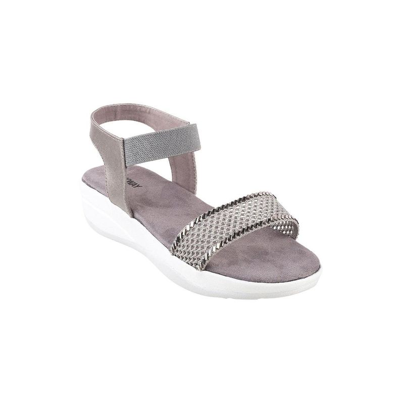 Buy Walkway Grey Woven Sandals Online