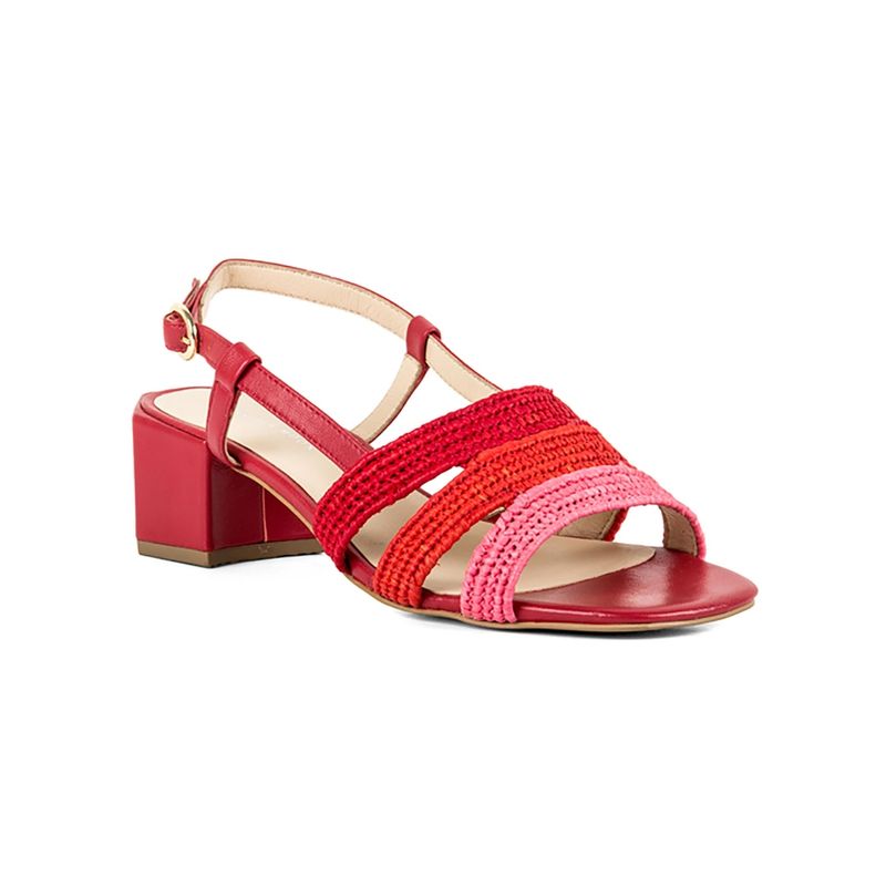 Buy Vanilla Moon Patterned Multi Color Block Heel Online