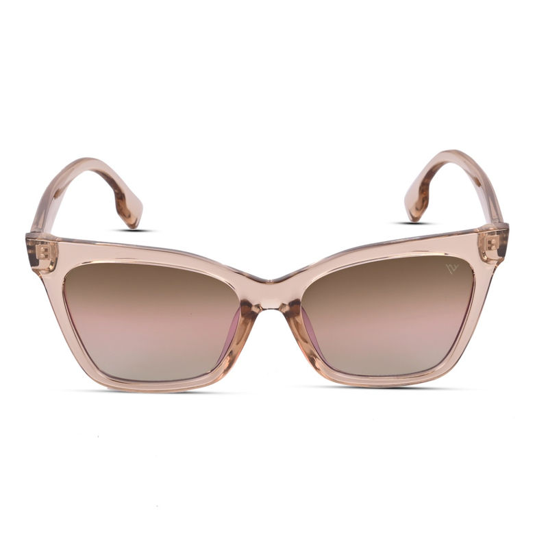 Buy Voyage Brown and Light Pink Cat-eye Sunglasses for Women ...