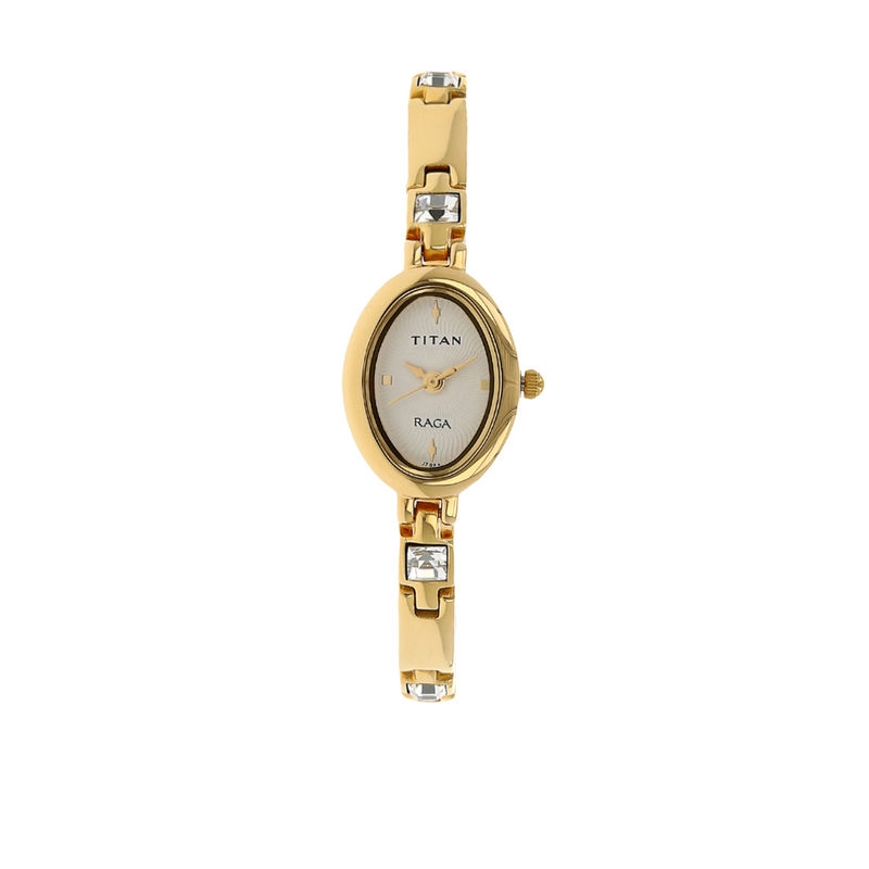Buy Titan NM9717YM01 Silver Dial Analog Watch For Women Online