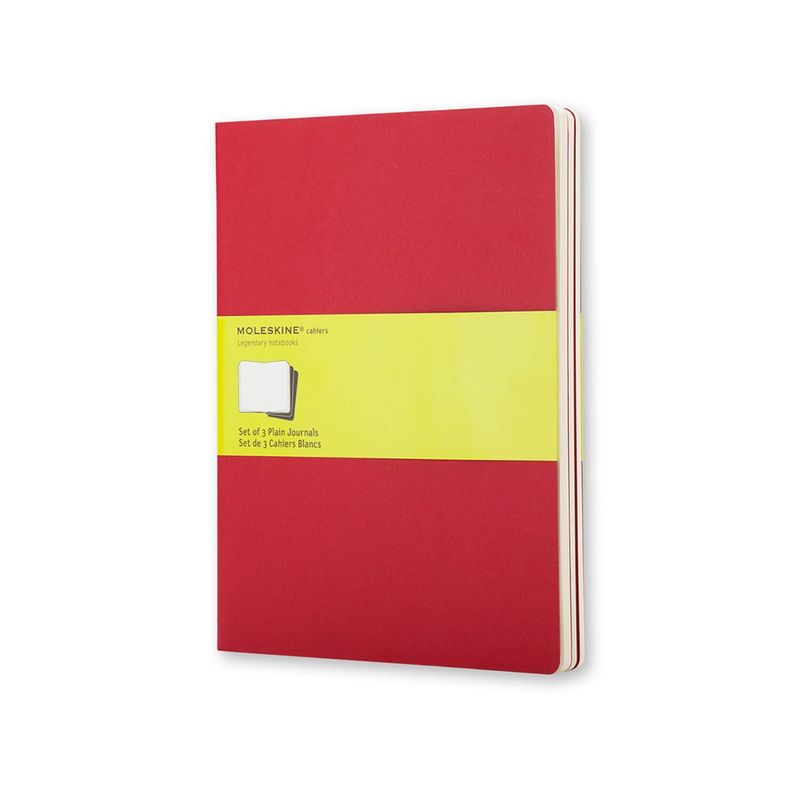 Buy MOLESKINE Cahier Extra Large Soft Cover Journals Plain (Pack Of 3 ...