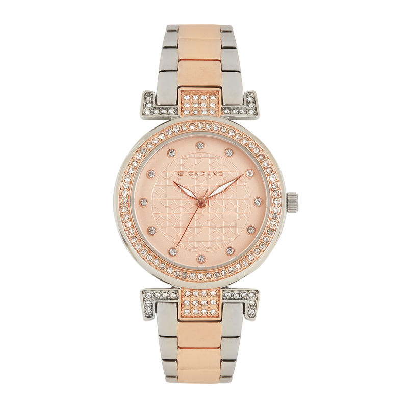 Buy Giordano Analog Rose Gold Dial Women's Watch (A2057-88) Online