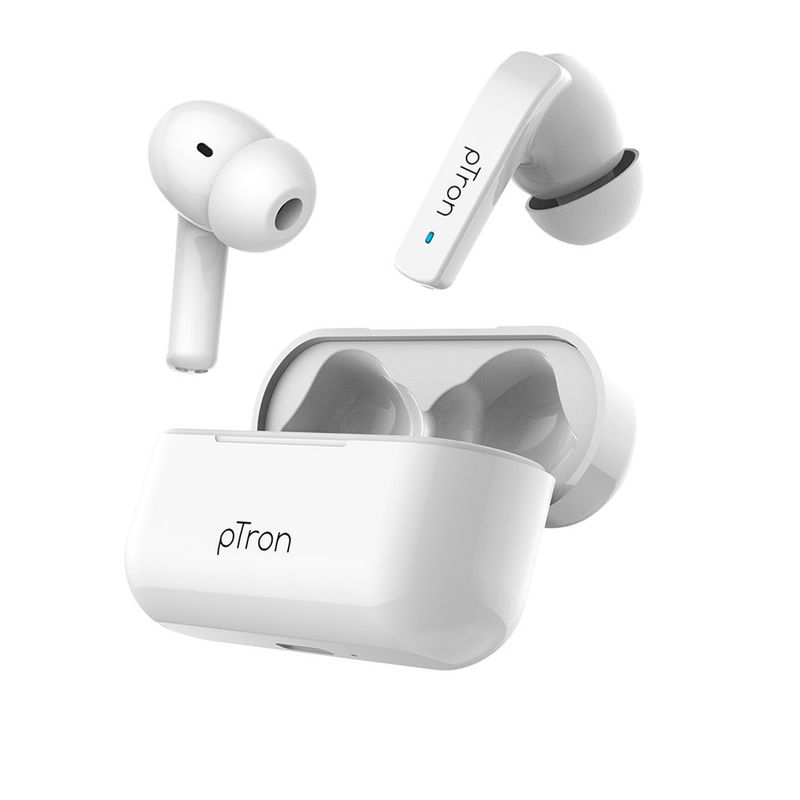 Buy pTron Basspods 992 with Active Noise Cancellation, Punchy Bass, BT ...