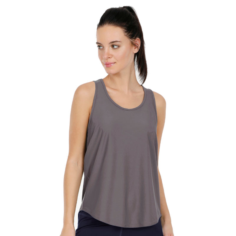 Buy Amante Smooth And Seamless Fitness Tank Top - Grey Online
