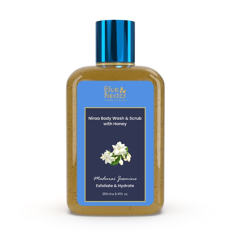 Buy Blue Nectar Exfoliating Body Wash + Scrub for Rough & Bumpy Skin ...