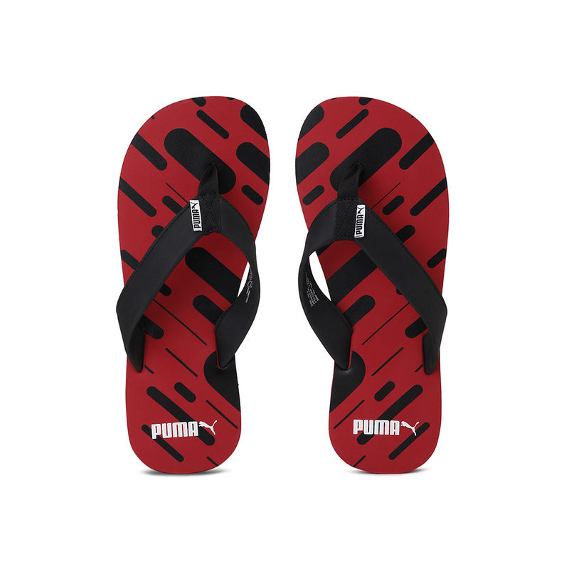 Buy Puma Triumph X Ribbon Red-black-men Red Flipflops Online