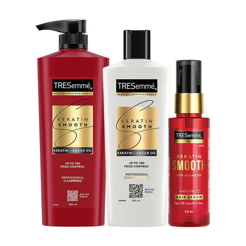 Buy Tresemme Keratin Smooth 3 Step Kit With Shampoo + Conditioner ...