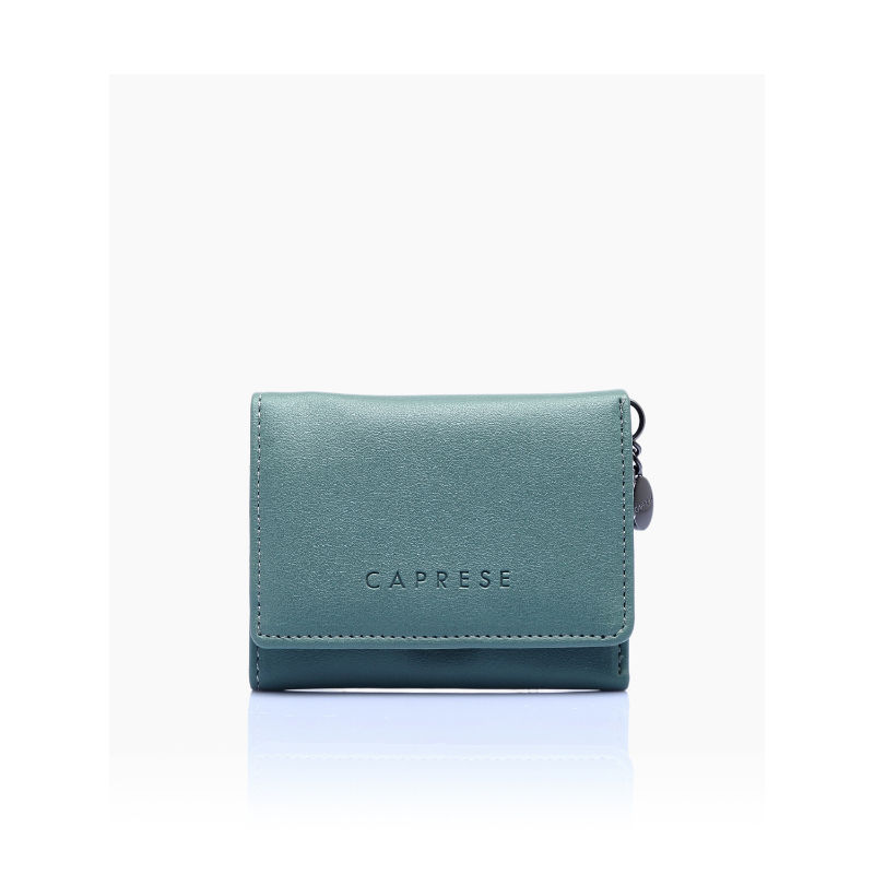 Buy Caprese Bobby Fold Green Small Wallet Online