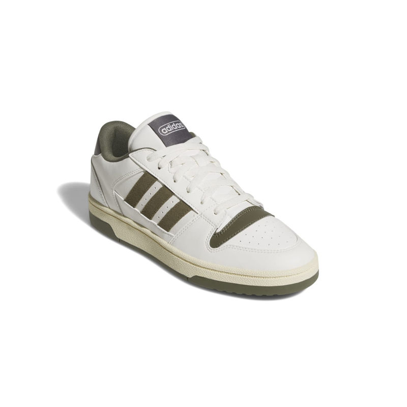 Buy adidas Originals Turnaround Unisex White & Olive Basketball Shoes ...